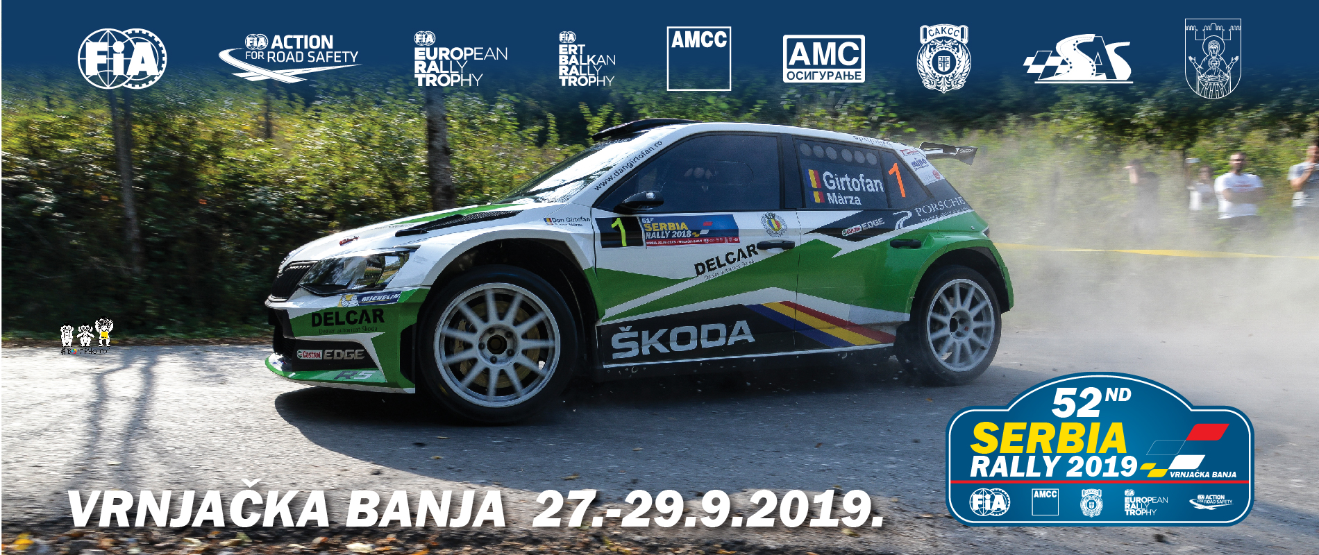 Rezultati live - 52. Serbia RALLY | Sportski auto i karting savez Srbije